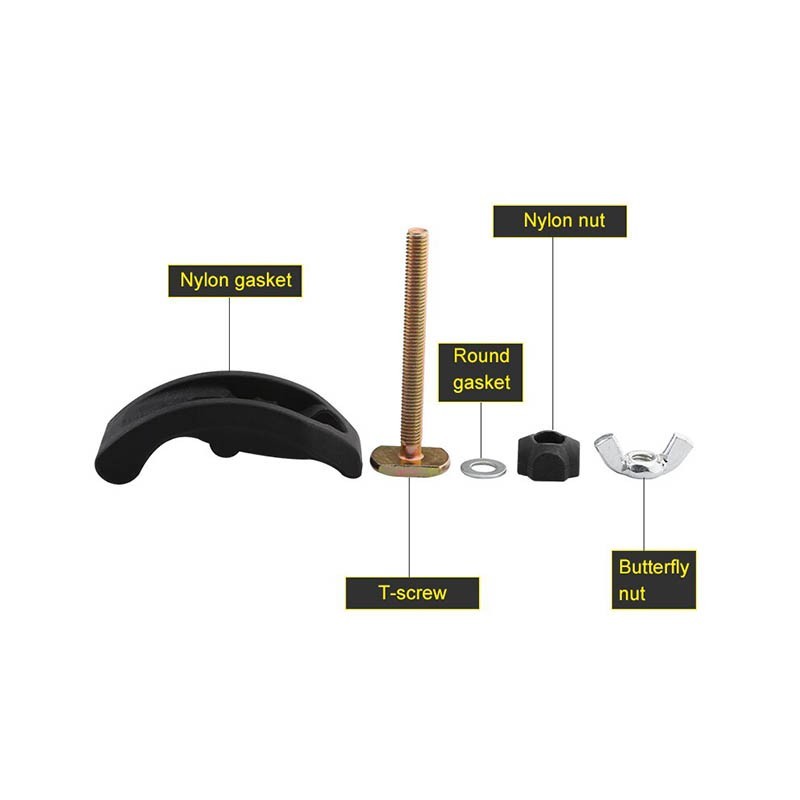 Nylon T Slot Clamp for Industrial CNC Router Table - ZENIX Store LLC